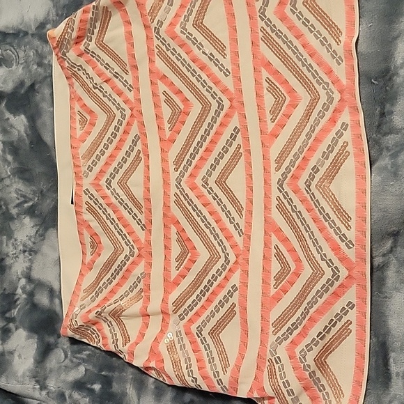 Express | Skirts | Express Sequence Orange And Tan Express Mini Skirt ...